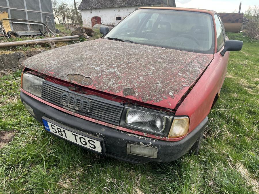 Audi 80 1989 in Tartu, with an engine capacity of 0.00 L and mileage of 0 thousand km for 800 €, photo 1 on AUTOMOTO.COM.LV