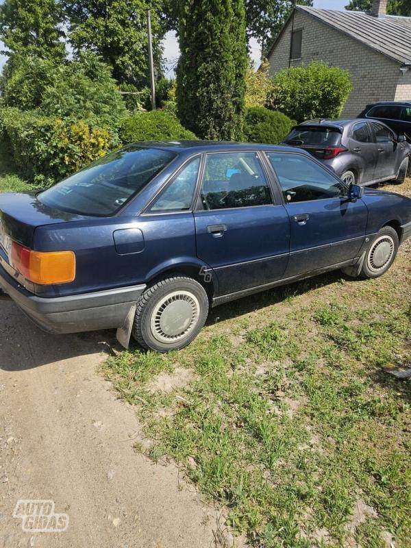 Audi 80 1990 in Radviliskis, with an engine capacity of 1.60 L and mileage of 250 thousand km for 600 €, photo 4 on AUTOMOTO.COM.LV