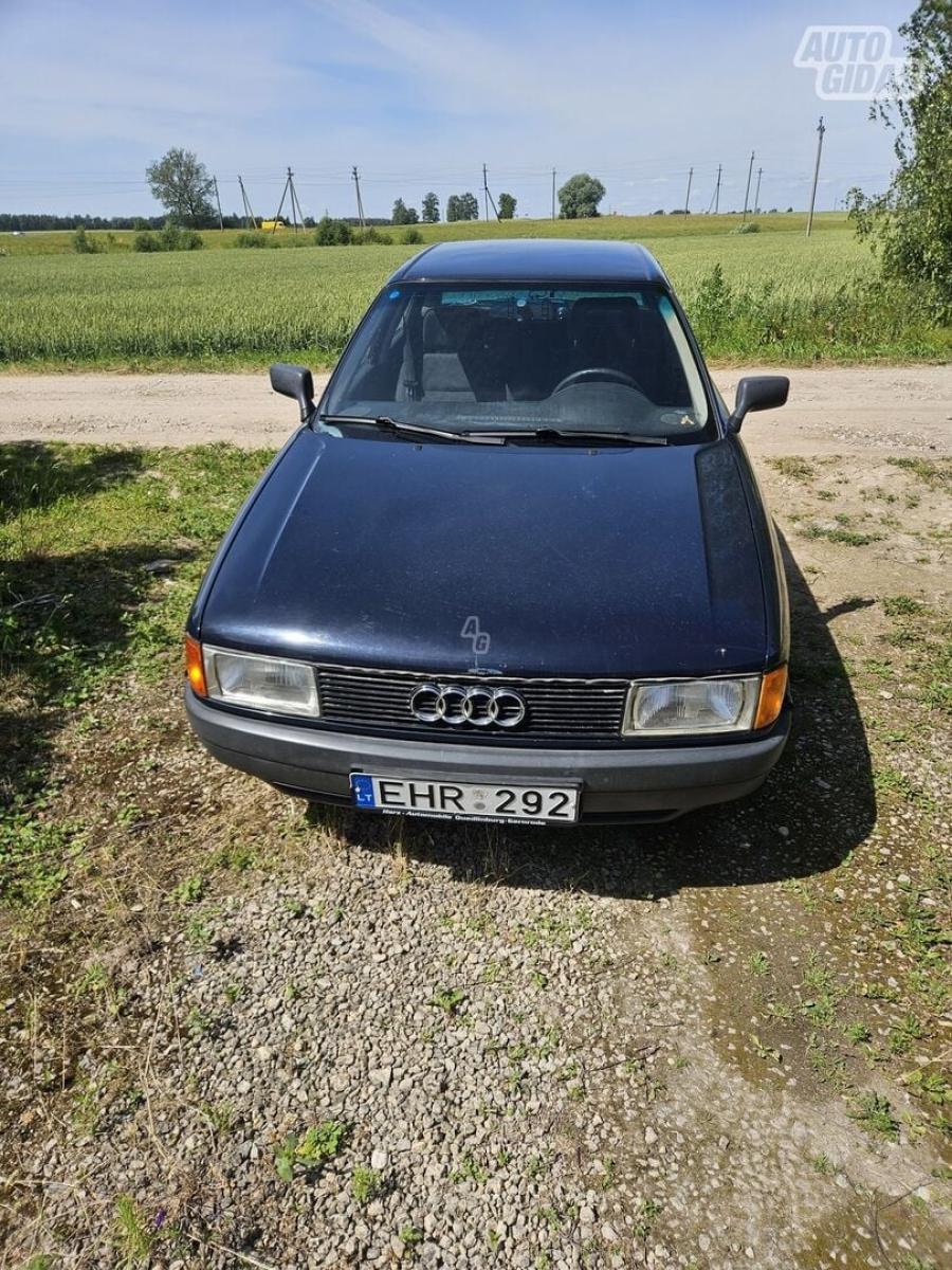 Audi 80 1990 in Radviliskis, with an engine capacity of 1.60 L and mileage of 250 thousand km for 600 €, photo 8 on AUTOMOTO.COM.LV