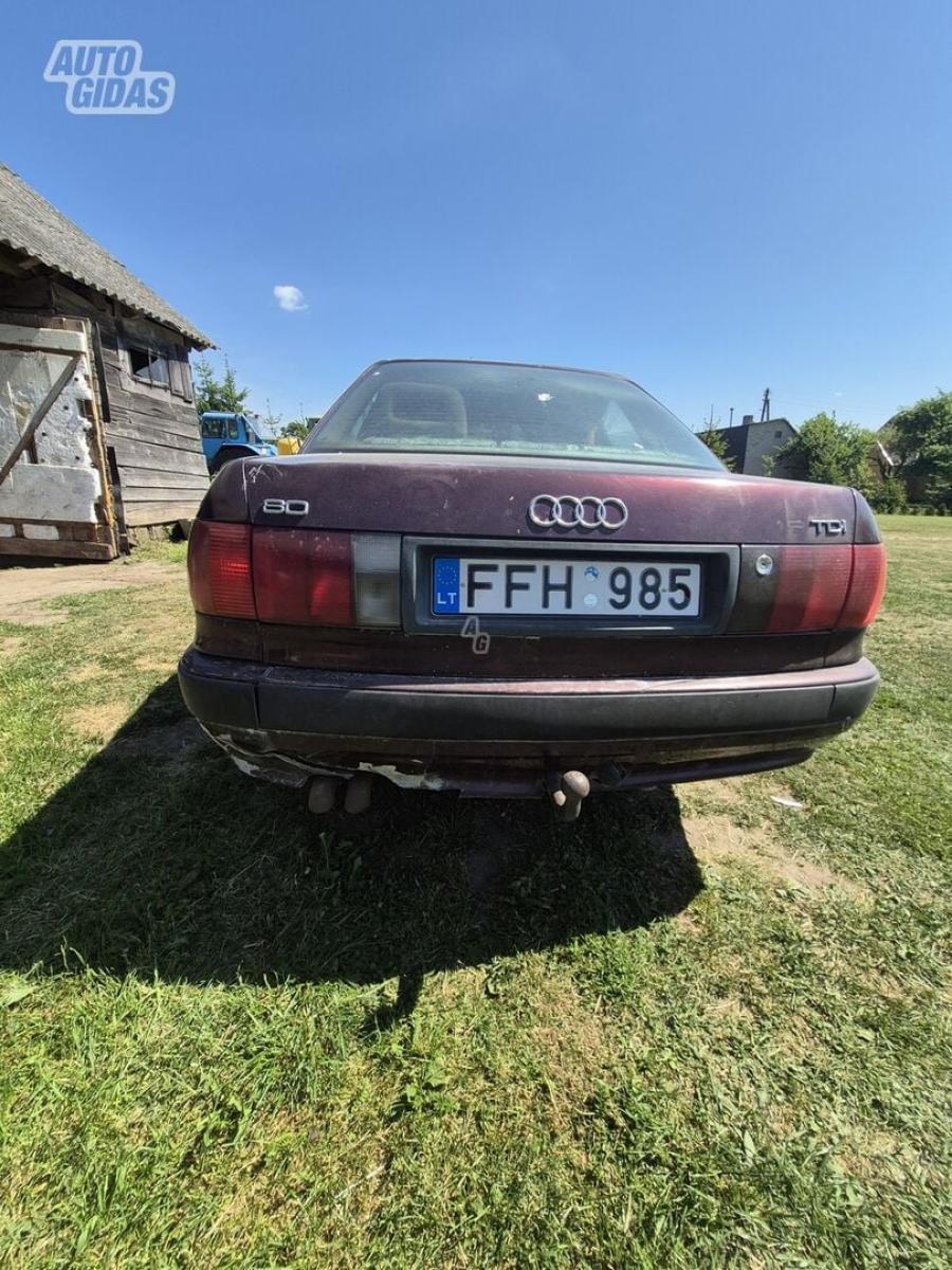 Audi 80 1992 Ariogala, ar dzinēja tilpumu 1.90 L un nobraukumu 280 tūkst. km par 400 €, foto 3 vietnē AUTOMOTO.COM.LV