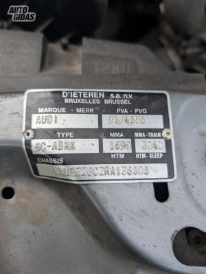 Audi 80 1994 in Kaunas, with an engine capacity of 2.00 L and mileage of 282 thousand km for 1250 €, photo 8 on AUTOMOTO.COM.LV