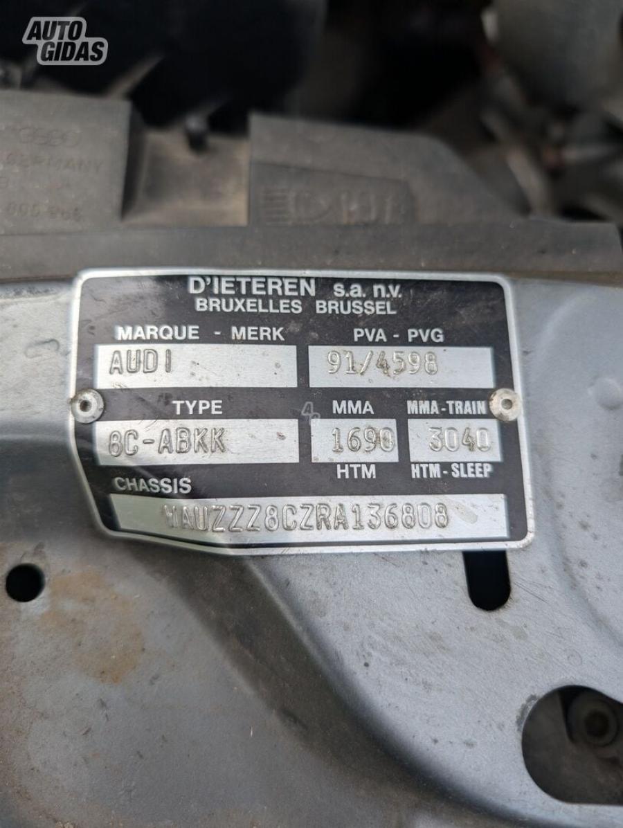 Audi 80 1994 in Kaunas, with an engine capacity of 2.00 L and mileage of 282 thousand km for 1250 €, photo 8 on AUTOMOTO.COM.LV