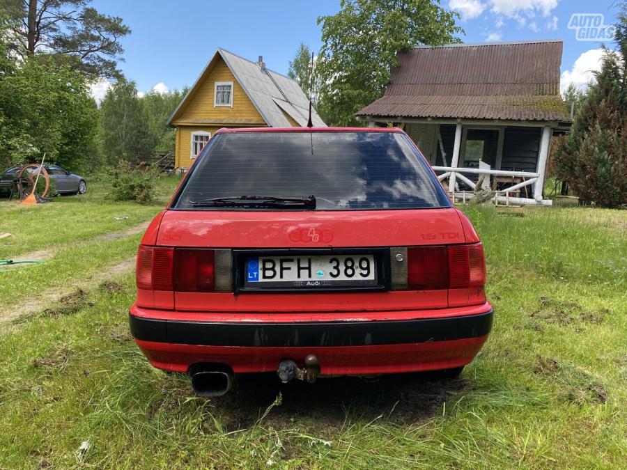 Audi 80 1993 in Ignalina, with an engine capacity of 1.90 L and mileage of 328 thousand km for 500 €, photo 6 on AUTOMOTO.COM.LV