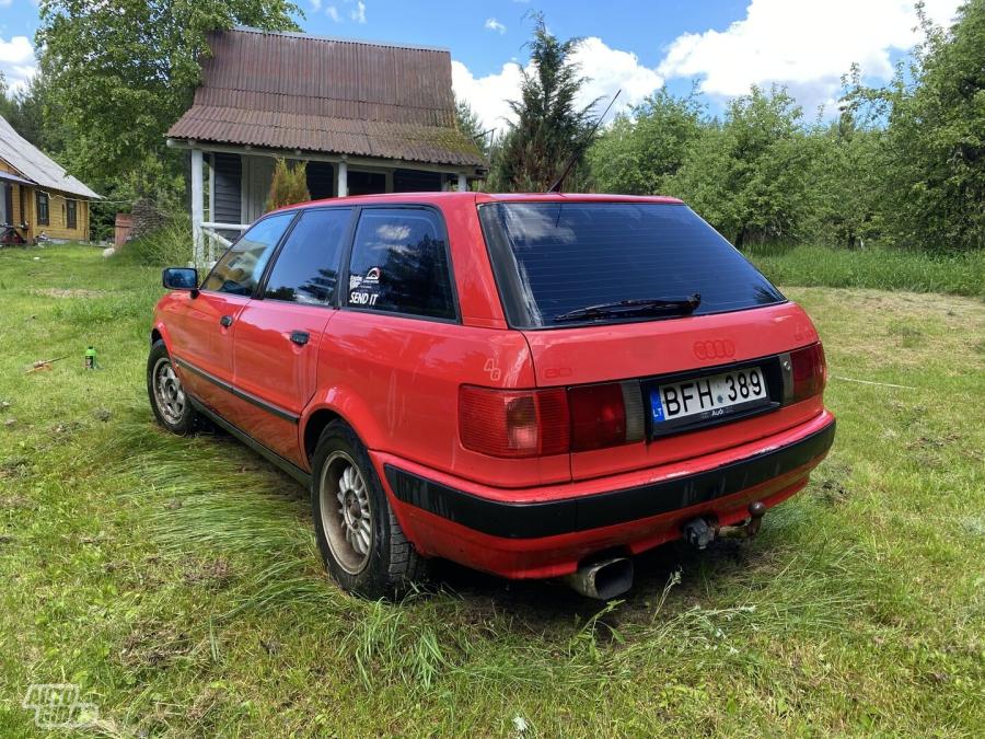 Audi 80 1993 in Ignalina, with an engine capacity of 1.90 L and mileage of 328 thousand km for 500 €, photo 7 on AUTOMOTO.COM.LV