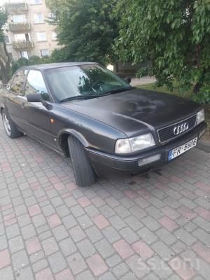 Violet Audi 80 1994 in Valka, with an engine capacity of 2.00 L and mileage of 456 thousand km for 650 €, photo 2 on AUTOMOTO.COM.LV