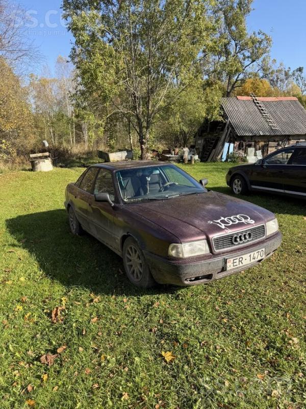 Ауди 80 1994 в Цесис на AUTOMOTO.COM.LV Фиолетовый Ауди 80 1994 в Цесис, объемом двигателя 1.90 л и пробегом 0 тыс. км за 350 €, фото 3 на AUTOMOTO.COM.LV