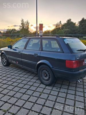Violet Audi 80 1994 in Jurmala, with an engine capacity of 1.90 L and mileage of 550 thousand km for 600 €, photo  on AUTOMOTO.COM.LV