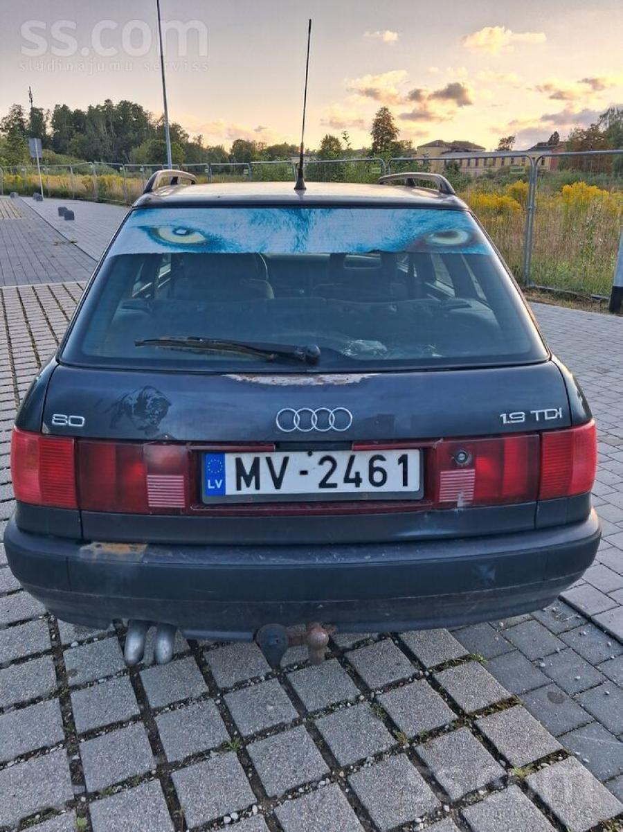 Violet Audi 80 1994 in Jurmala, with an engine capacity of 1.90 L and mileage of 550 thousand km for 600 €, photo 7 on AUTOMOTO.COM.LV
