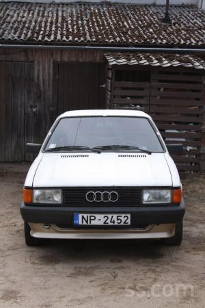 White Audi 80 1985 in Valmiera, with an engine capacity of 1.80 L and mileage of 0 thousand km for 900 €, photo  on AUTOMOTO.COM.LV