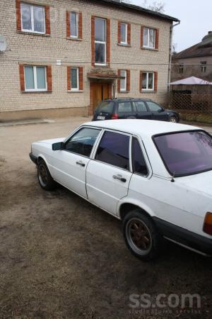 White Audi 80 1985 in Valmiera, with an engine capacity of 1.80 L and mileage of 0 thousand km for 900 €, photo 4 on AUTOMOTO.COM.LV