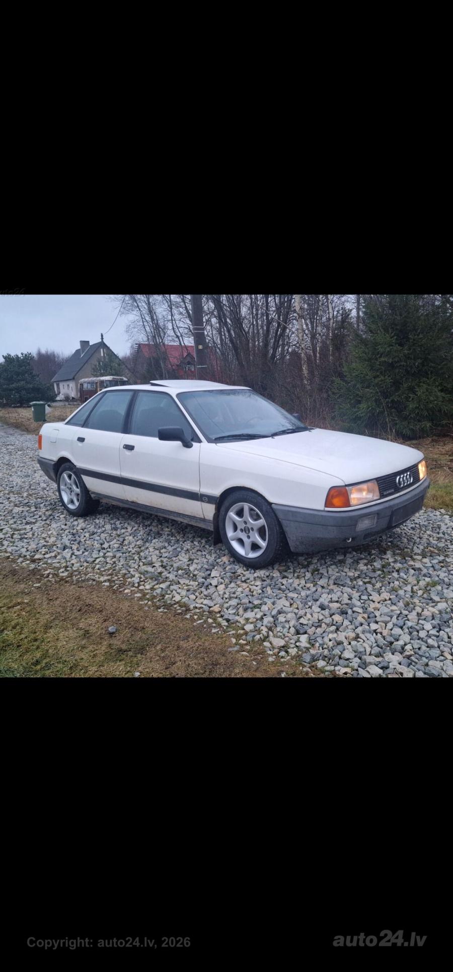 Balts Audi 80 1987 Tallina, ar dzinēja tilpumu 0.00 L un nobraukumu 232 tūkst. km par 2500 €, foto 2 vietnē AUTOMOTO.COM.LV