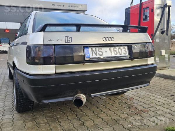 White Audi 80 1989 in Liepaja, with an engine capacity of 2.00 L and mileage of 281 thousand km for 2700 €, photo 2 on AUTOMOTO.COM.LV