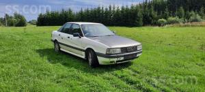 White Audi 80 1990 in Bauska, with an engine capacity of 1.80 L and mileage of 337 thousand km for 400 €, photo  on AUTOMOTO.COM.LV