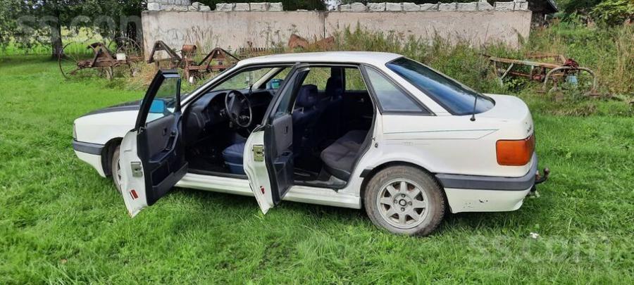Balts Audi 80 1990 Bauska, ar dzinēja tilpumu 1.80 L un nobraukumu 337 tūkst. km par 400 €, foto 16 vietnē AUTOMOTO.COM.LV