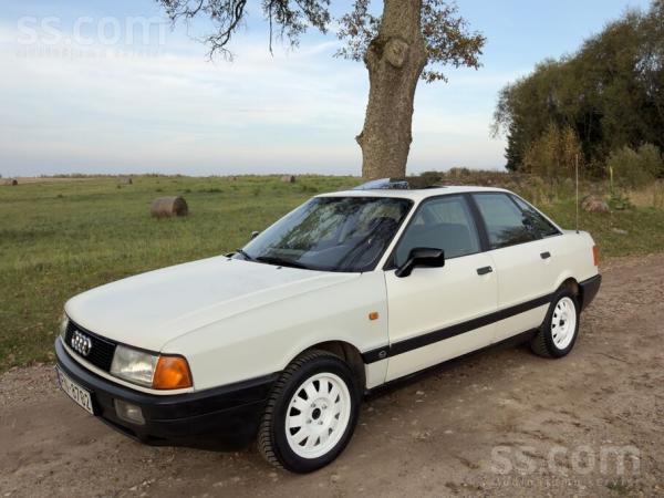 Белый Ауди 80 1990 в Валмиера, объемом двигателя 2.00 л и пробегом 315 тыс. км за 1800 €, фото 4 на AUTOMOTO.COM.LV