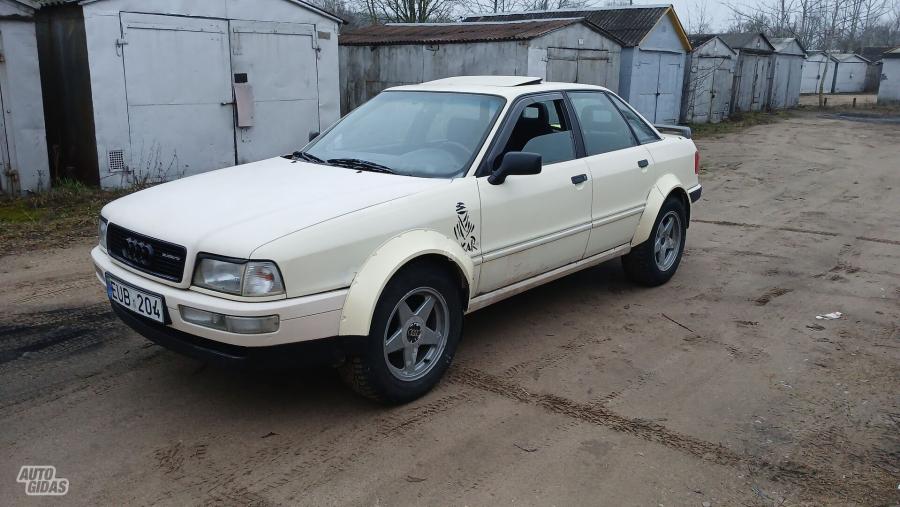 Balts Audi 80 1992 Viļņa, ar dzinēja tilpumu 2.00 L un nobraukumu 280 tūkst. km par 1700 €, foto 1 vietnē AUTOMOTO.COM.LV