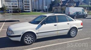 White Audi 80 1994 in Riga, with an engine capacity of 1.90 L and mileage of 420 thousand km for 1550 €, photo 2 on AUTOMOTO.COM.LV