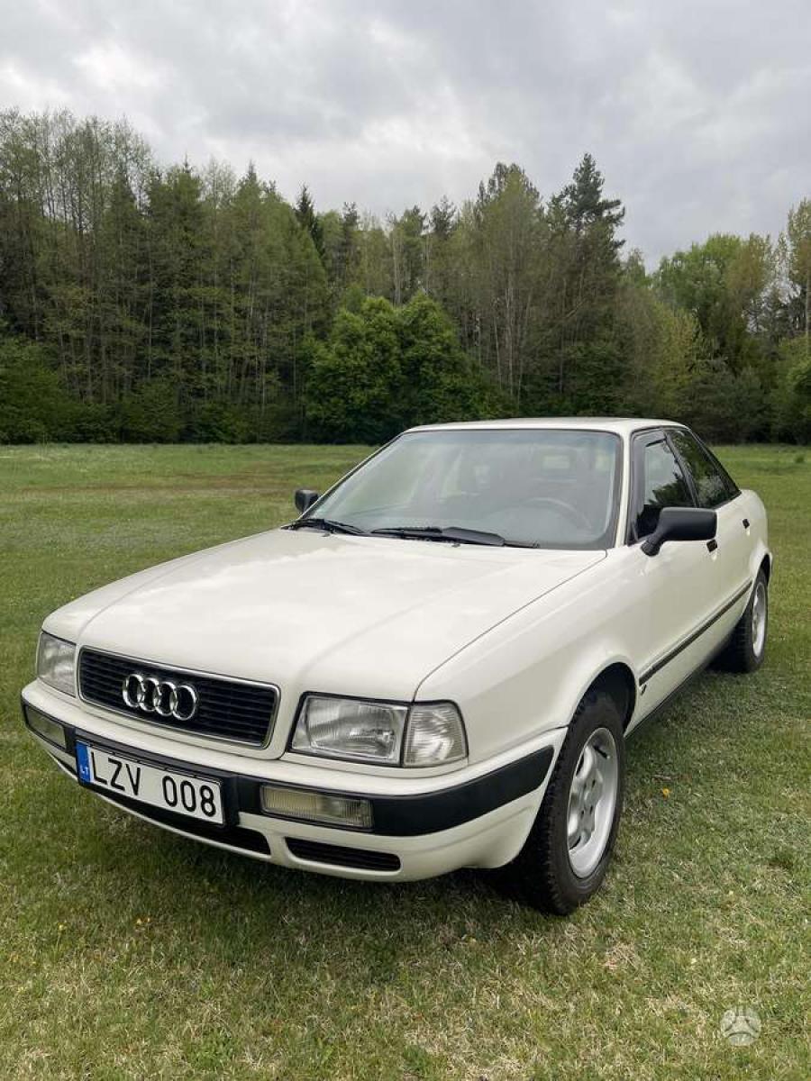 White Audi 80 1994 in Kaunas, with an engine capacity of 1.98 L and mileage of 96 thousand km for 3500 €, photo 6 on AUTOMOTO.COM.LV