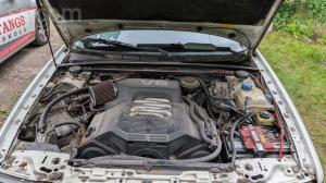 White Audi 80 1992 in Riga, with an engine capacity of 2.80 L and mileage of 396 thousand km for 950 €, photo  on AUTOMOTO.COM.LV