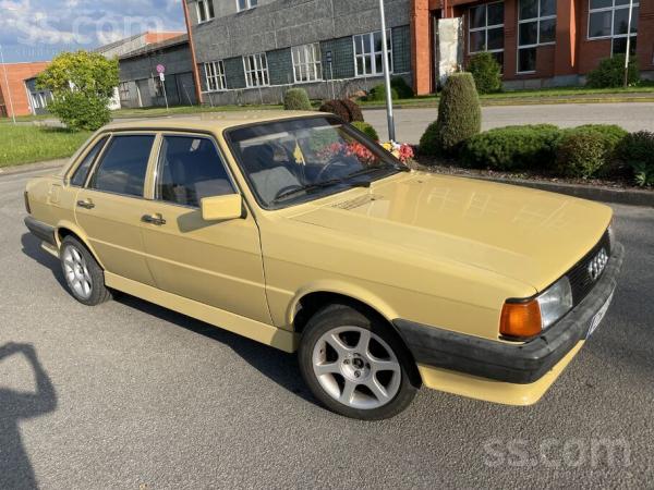 Dzeltens Audi 80 1984 Cēsis, ar dzinēja tilpumu 1.60 L un nobraukumu 351 tūkst. km par 2600 €, foto 2 vietnē AUTOMOTO.COM.LV