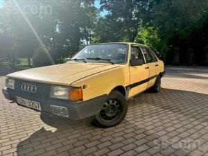 Yellow Audi 80 1986 in Rezekne, with an engine capacity of 1.80 L and mileage of 221 thousand km for 900 €, photo 3 on AUTOMOTO.COM.LV