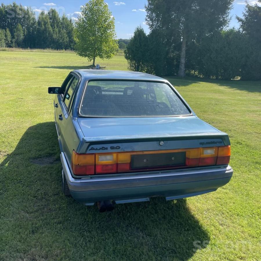 Zils Audi 90 1985 Jūrmala, ar dzinēja tilpumu 2.20 L un nobraukumu 331 tūkst. km par 5650 €, foto 7 vietnē AUTOMOTO.COM.LV