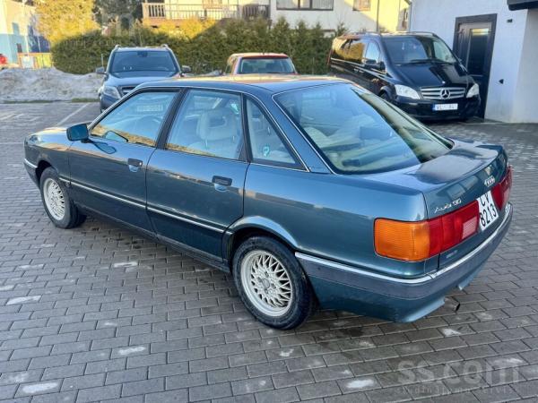 Blue Audi 90 1987 in Riga, with an engine capacity of 2.30 L and mileage of 240 thousand km for 3500 €, photo 3 on AUTOMOTO.COM.LV