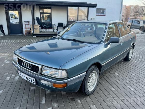Blue Audi 90 1987 in Riga, with an engine capacity of 2.30 L and mileage of 240 thousand km for 3500 €, photo 4 on AUTOMOTO.COM.LV