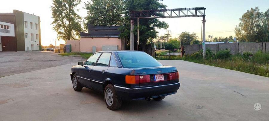 Синий Ауди 90 1989 в Вильнюс, объемом двигателя 2.31 л и пробегом 321 тыс. км за 2650 €, фото 10 на AUTOMOTO.COM.LV