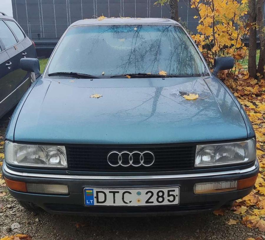 Blue Audi 90 2002 in Telschi, with an engine capacity of 2.00 L and mileage of 235 thousand km for 2200 €, photo 1 on AUTOMOTO.COM.LV