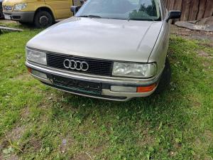 Brown Audi 90 1987 in Vilnius, with an engine capacity of 1.99 L and mileage of 250 thousand km for 750 €, photo  on AUTOMOTO.COM.LV