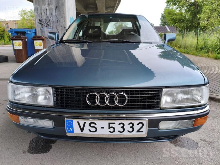 Зеленый Ауди 90 1990 в Даугавпилс, объемом двигателя 2.30 л и пробегом 176 тыс. км за 3900 €, фото 6 на AUTOMOTO.COM.LV