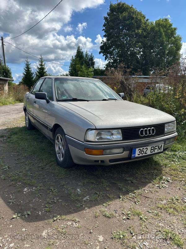 Pelēks Audi 90 1988 Jehvi, ar dzinēja tilpumu 2.30 L un nobraukumu 397 tūkst. km par 1200 €, foto 3 vietnē AUTOMOTO.COM.LV