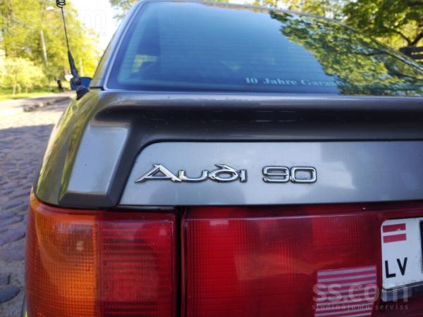 Grey Audi 90 1989 in Riga, with an engine capacity of 2.30 L and mileage of 0 thousand km for 2700 €, photo 9 on AUTOMOTO.COM.LV