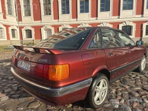 Красный Ауди 90 1990 в Елгава, объемом двигателя 2.30 л и пробегом 345 тыс. км за 3700 €, фото 6 на AUTOMOTO.COM.LV