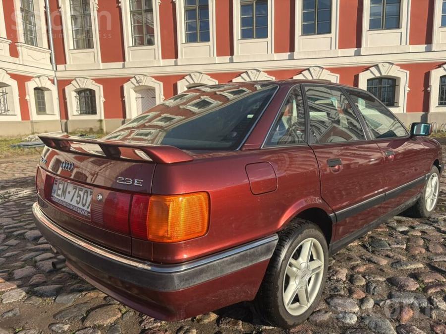 Красный Ауди 90 1990 в Елгава, объемом двигателя 2.30 л и пробегом 345 тыс. км за 3700 €, фото 6 на AUTOMOTO.COM.LV