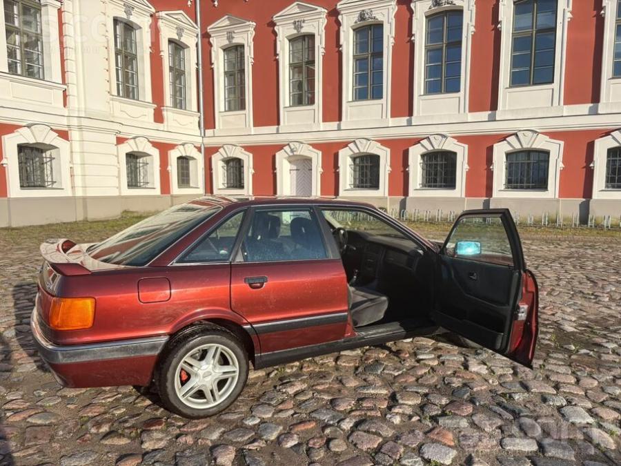 Красный Ауди 90 1990 в Елгава, объемом двигателя 2.30 л и пробегом 345 тыс. км за 3700 €, фото 7 на AUTOMOTO.COM.LV