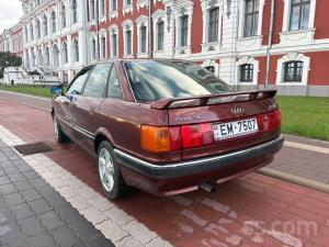 Красный Ауди 90 1990 в Елгава, объемом двигателя 2.30 л и пробегом 345 тыс. км за 3700 €, фото 13 на AUTOMOTO.COM.LV