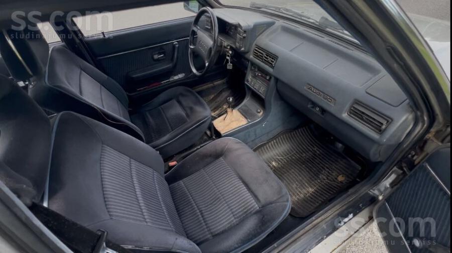 Ауди 90 1986 в Рига, объемом двигателя 1.60 л и пробегом 384 тыс. км за 4000 €, фото 6 на AUTOMOTO.COM.LV