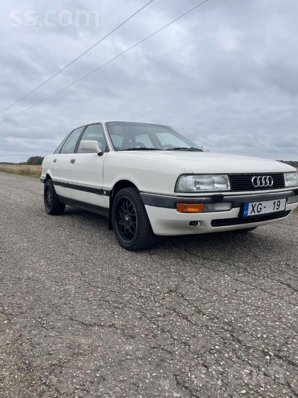 White Audi 90 1990 in Valmiera, with an engine capacity of 2.30 L and mileage of 271 thousand km for 3000 €, photo 2 on AUTOMOTO.COM.LV