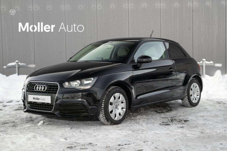 Black Audi A1 2011 in Vilnius, with an engine capacity of 1.60 L and mileage of 291 thousand km for 5150 €, photo 1 on AUTOMOTO.COM.LV
