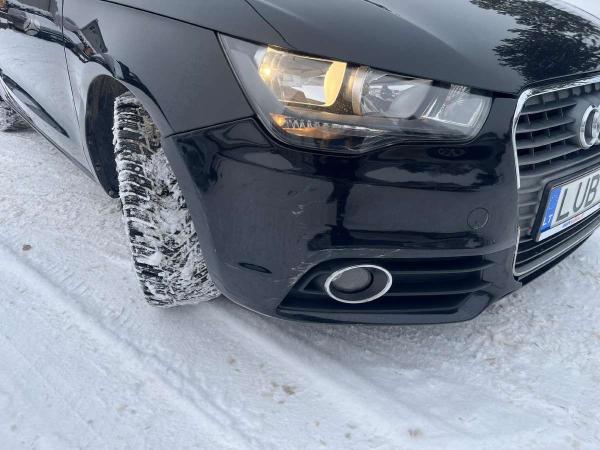 Black Audi A1 2010 in Vilnius, with an engine capacity of 1.39 L and mileage of 214 thousand km for 3850 €, photo 9 on AUTOMOTO.COM.LV