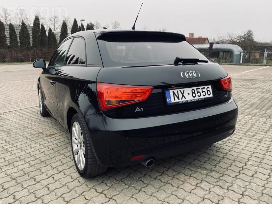 Black Audi A1 2010 in Jelgava, with an engine capacity of 1.60 L and mileage of 228 thousand km for 5150 €, photo 7 on AUTOMOTO.COM.LV