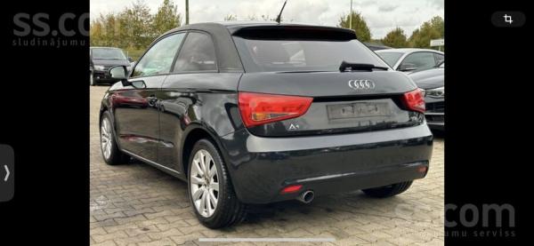 Black Audi A1 2010 in Jelgava, with an engine capacity of 1.60 L and mileage of 228 thousand km for 5500 €, photo 4 on AUTOMOTO.COM.LV