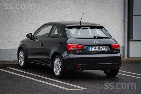 Black Audi A1 2010 in Riga, with an engine capacity of 1.60 L and mileage of 289 thousand km for 4750 €, photo 6 on AUTOMOTO.COM.LV