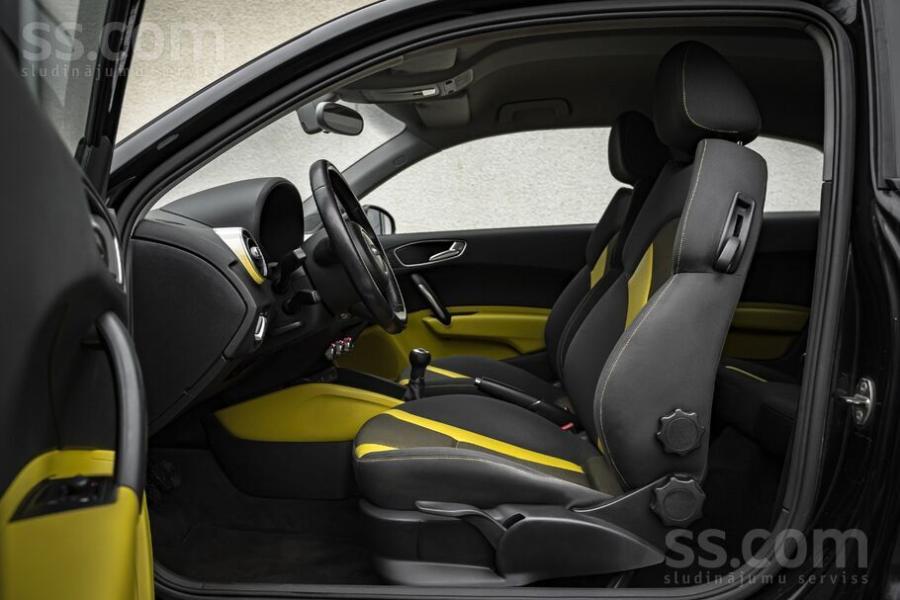 Black Audi A1 2010 in Riga, with an engine capacity of 1.60 L and mileage of 289 thousand km for 4750 €, photo 10 on AUTOMOTO.COM.LV
