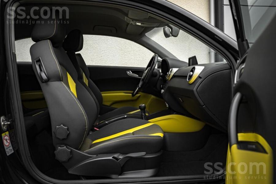 Black Audi A1 2010 in Riga, with an engine capacity of 1.60 L and mileage of 289 thousand km for 4750 €, photo 11 on AUTOMOTO.COM.LV