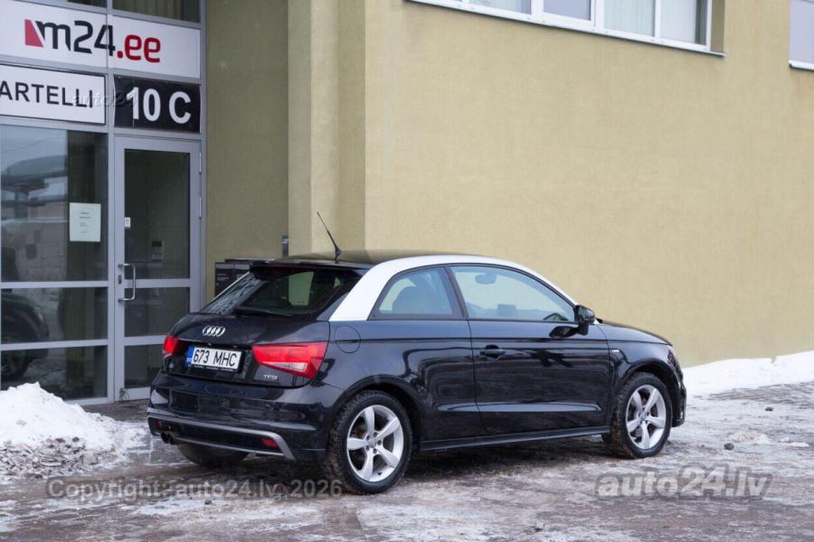 Black Audi A1 2011 in Tallinn, with an engine capacity of 1.40 L and mileage of 160 thousand km for 7990 €, photo 2 on AUTOMOTO.COM.LV