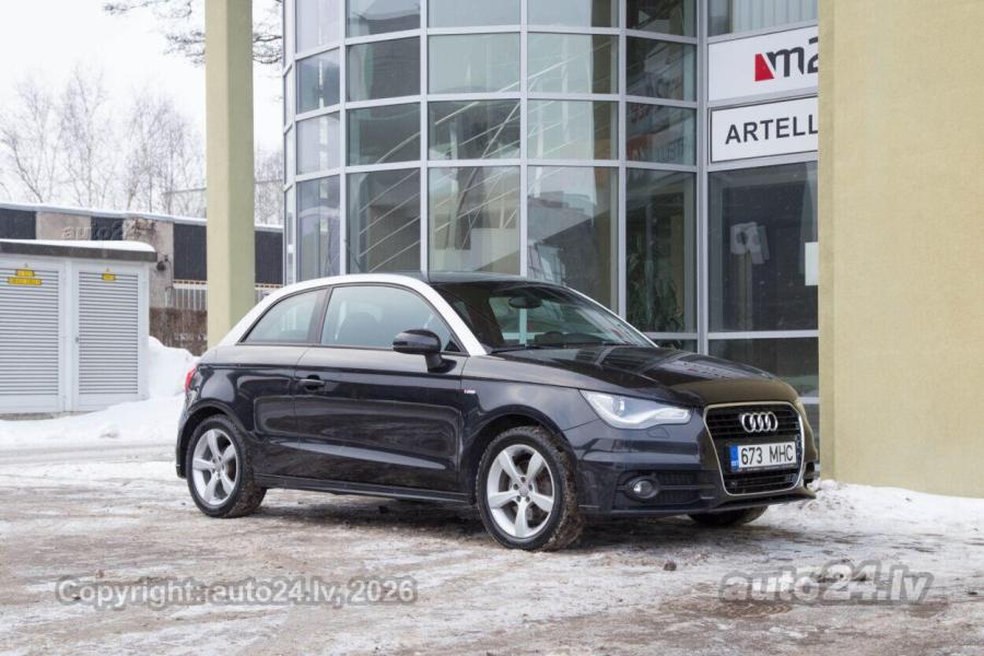 Black Audi A1 2011 in Tallinn, with an engine capacity of 1.40 L and mileage of 160 thousand km for 7990 €, photo 4 on AUTOMOTO.COM.LV