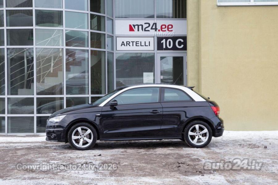 Black Audi A1 2011 in Tallinn, with an engine capacity of 1.40 L and mileage of 160 thousand km for 7990 €, photo 6 on AUTOMOTO.COM.LV